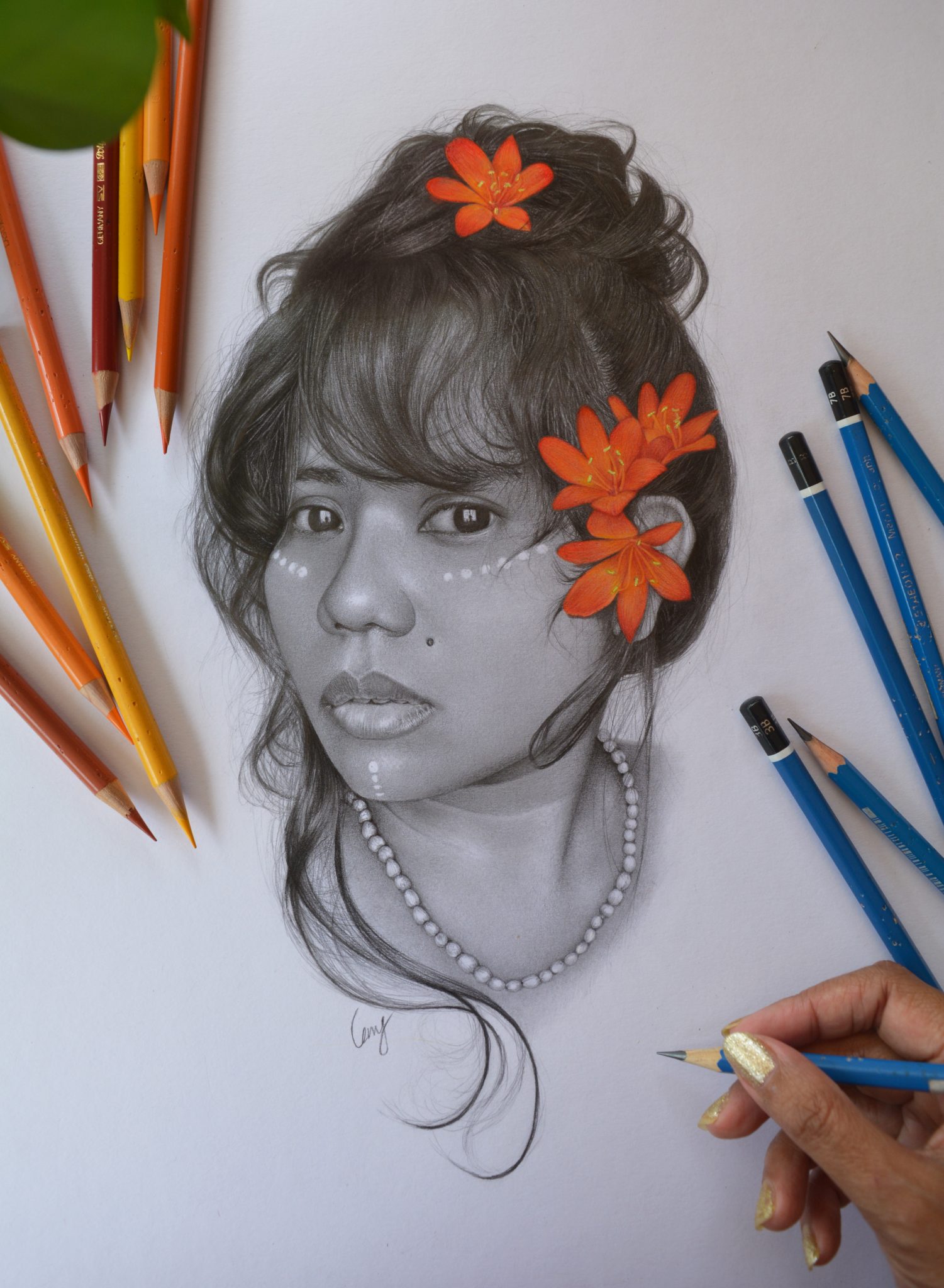 Temuan Indigenous Artist Leny Maknoh: Bringing Life Through Pencil ...